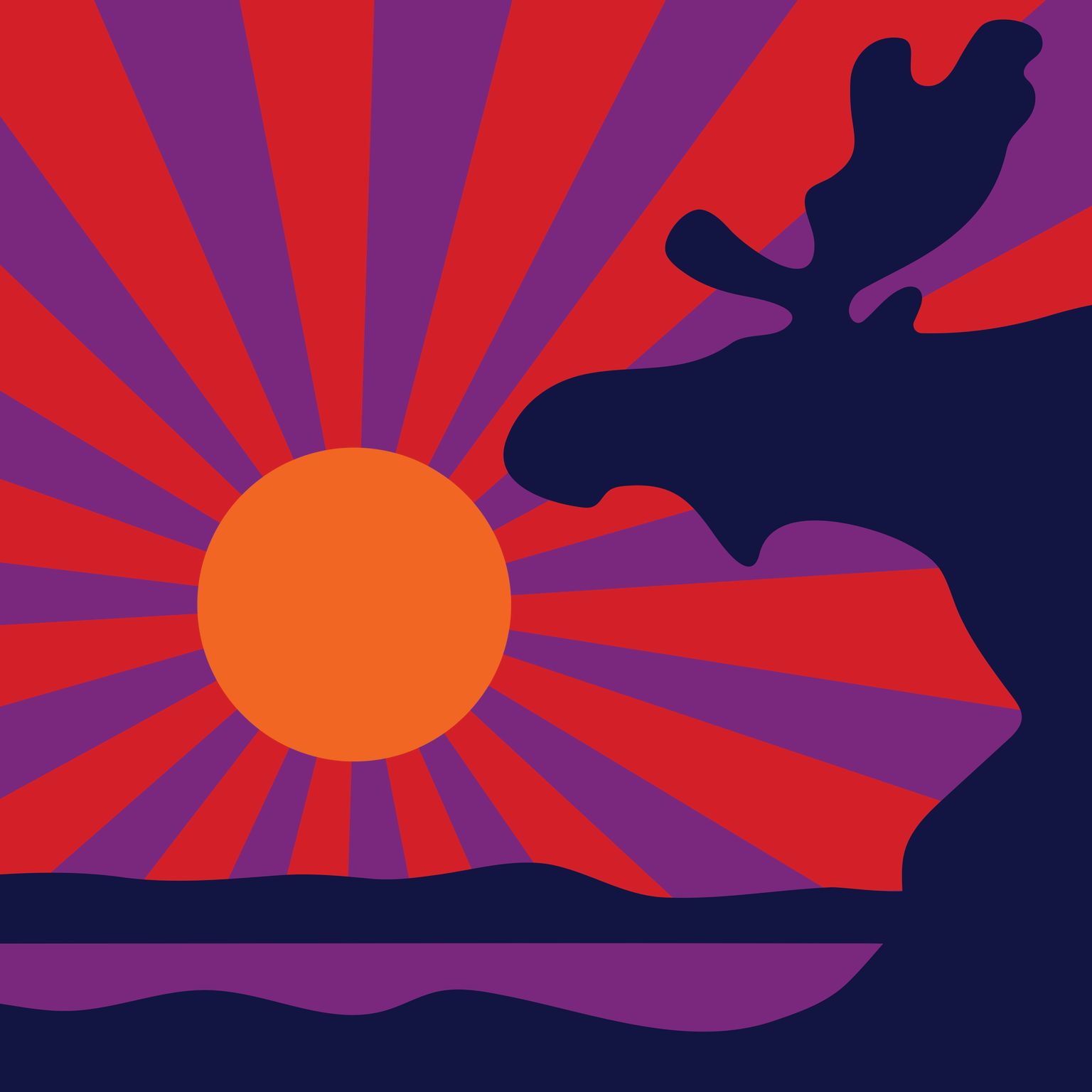 Moose (Purple Twilight)* - Galleri D40 - Kunstgalleri i Oslo
