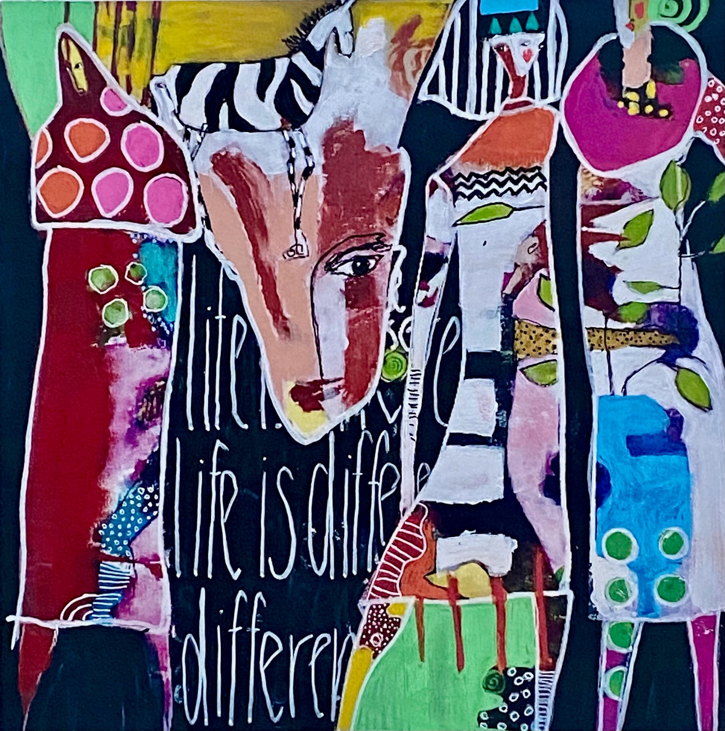 Life is different (innrammet) - Galleri D40 - Kunstgalleri i Oslo