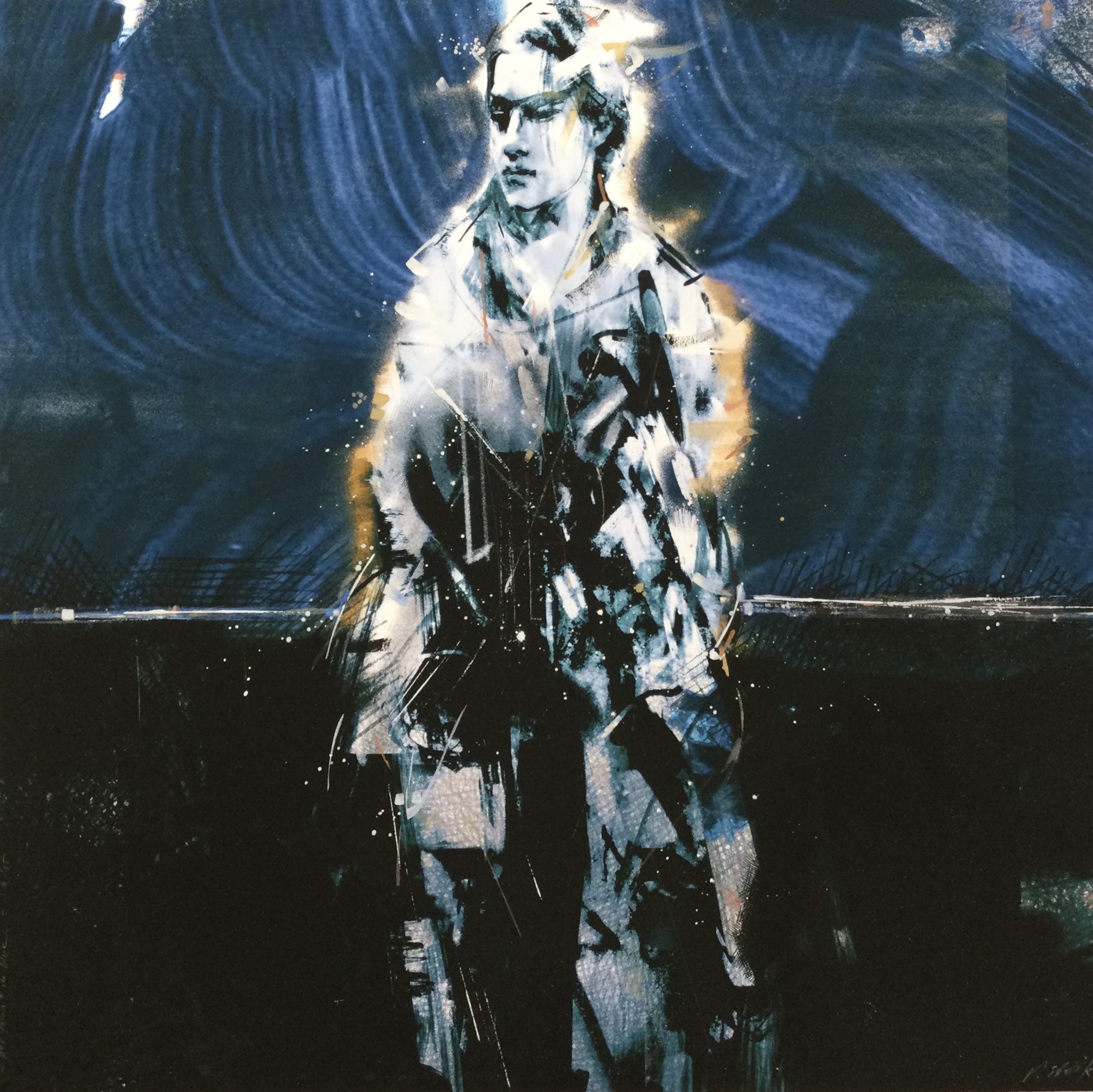 Portrait in blue - Galleri D40 - Kunstgalleri i Oslo